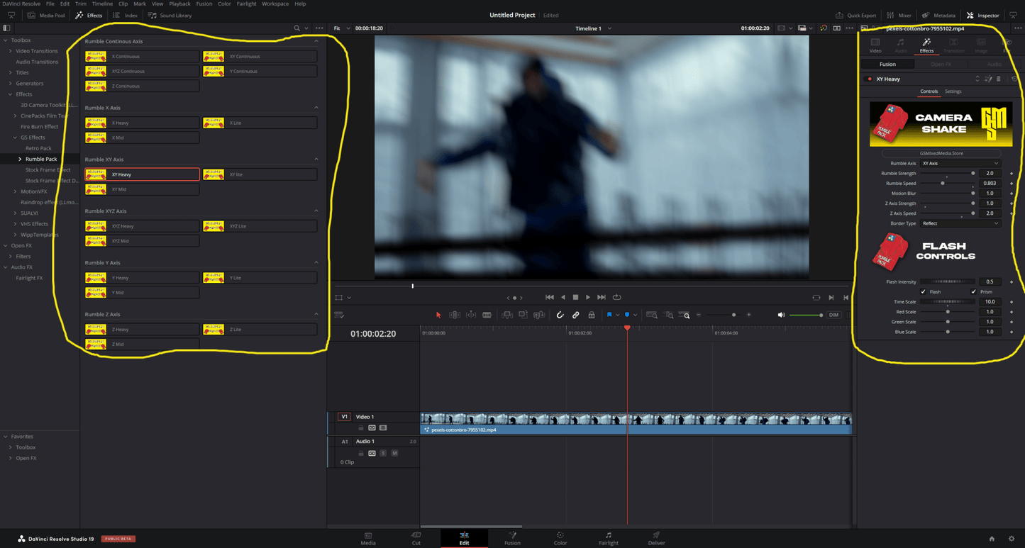 GSMixedMediafree DaVinci Resolve presets, Free DaVinci Resolve Templat